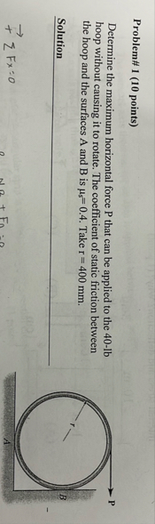 Solved Problem# 1 (10 ﻿points)Determine the maximum | Chegg.com