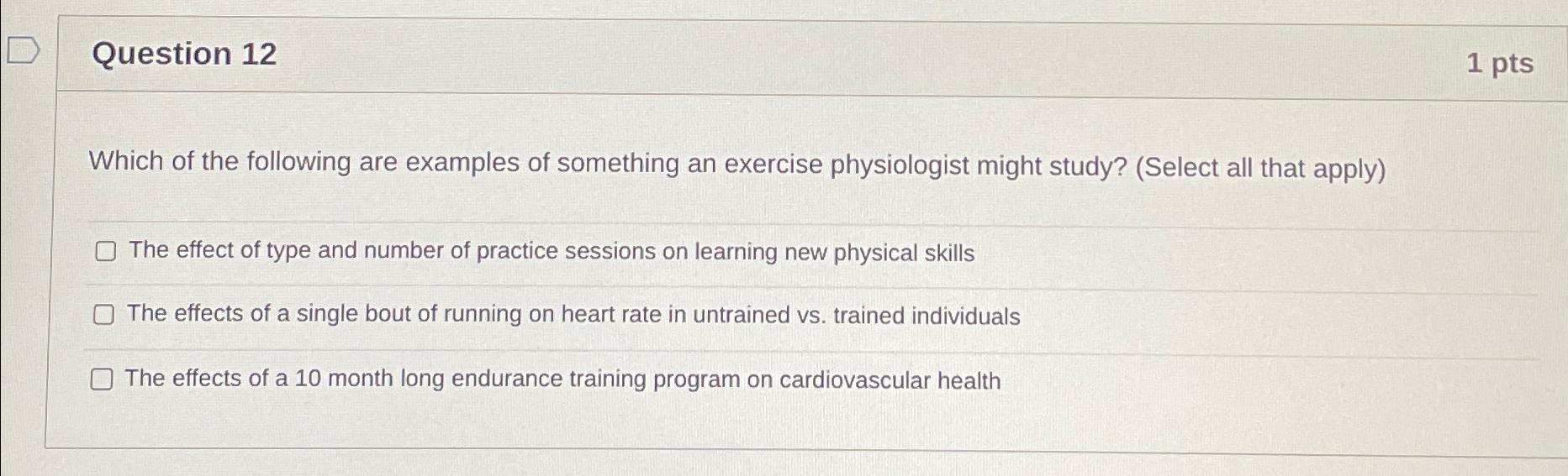 Solved Question 121 ﻿ptsWhich of the following are examples | Chegg.com