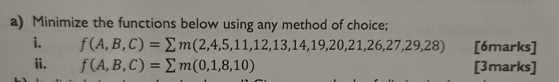 Solved a) ﻿Minimize the functions below using any method of | Chegg.com