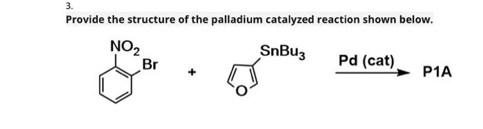 Solved Provide the structure of the palladium catalyzed | Chegg.com