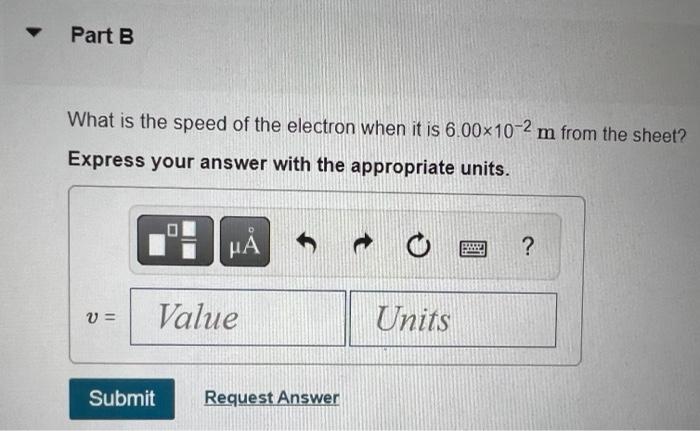 Solved An Electron Is Released From Rest At A Distance Of