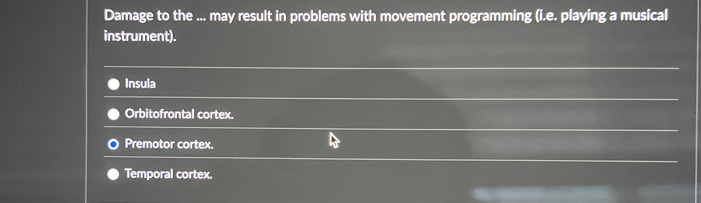 Solved Damage to the ... ﻿may result in problems with | Chegg.com