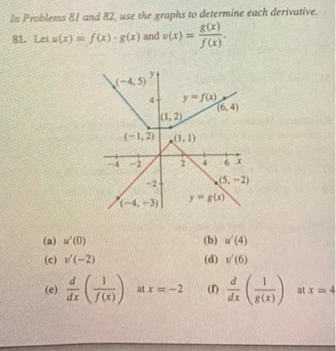 Solved in Problens 81 and 82, use the graphs to determine | Chegg.com Solved in Problens 81 and 82, use the graphs to determine | Chegg.com