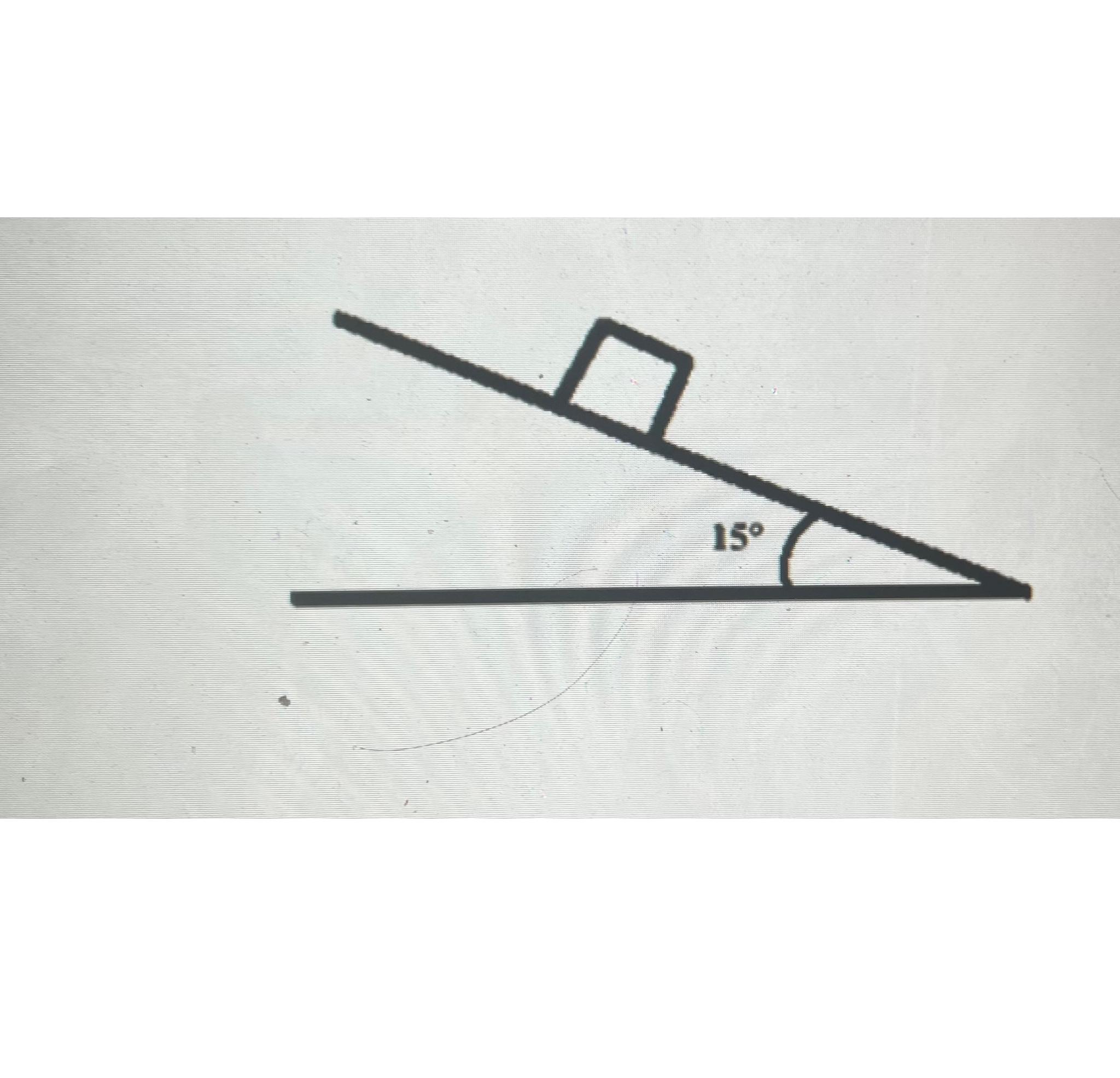 Problem 2: A box is given an initial push up an | Chegg.com