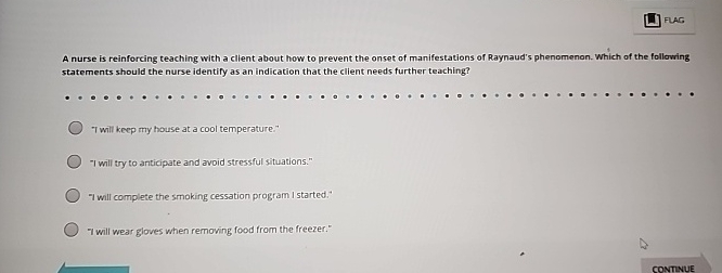 Solved A Nurse Is Reinforcing Teaching With A Client About Chegg