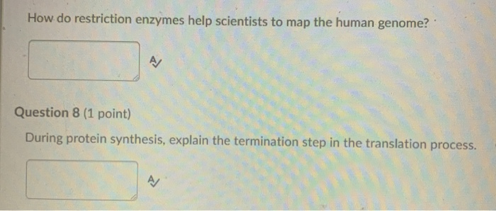Solved How do restriction enzymes help scientists to map the | Chegg.com