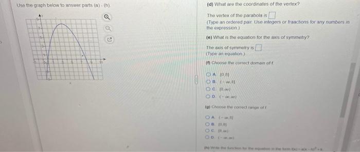 Solved Use the graph below to answer parts (a)-th) (a) Does | Chegg.com