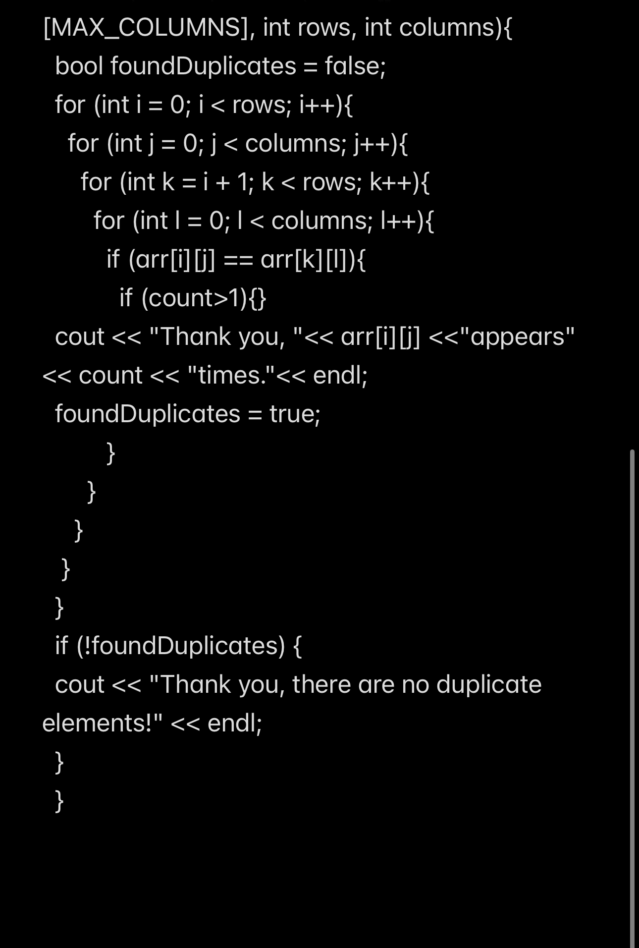 Solved Here is my C++ ﻿code, one thing i do not know is that | Chegg.com