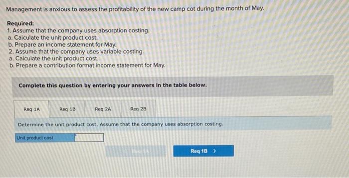 Solved Problem 7-20 (Algo) Variable and Absorption Costing | Chegg.com Solved Problem 7-20 (Algo) Variable and Absorption Costing | Chegg.com