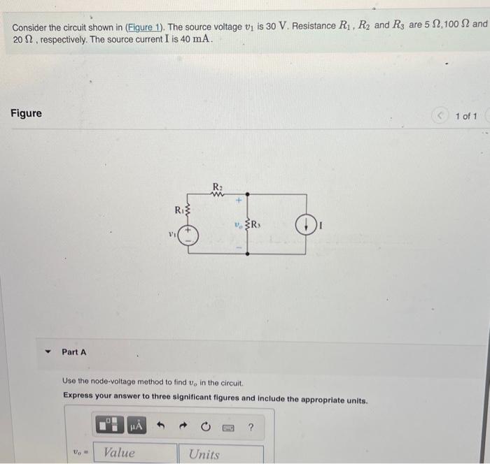 Solved Consider the circuit shown in (Figure 1). The source | Chegg.com