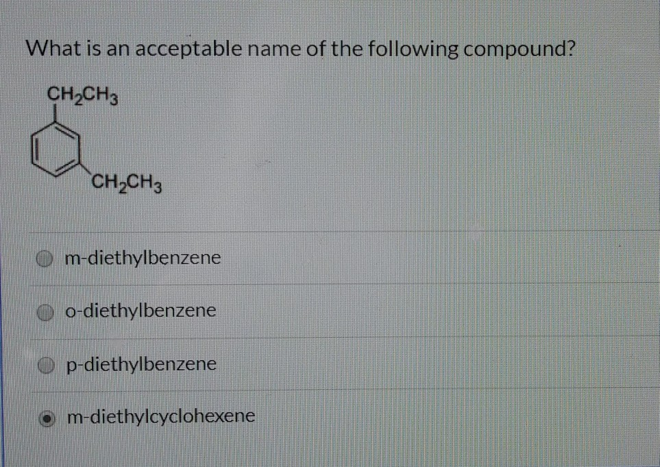 Solved What is an acceptable name of the following compound? | Chegg.com