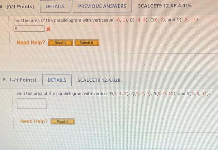 Solved B. [O/1 Points] DETAILS PREVIOUS ANSWERS SCALCET9 | Chegg.com