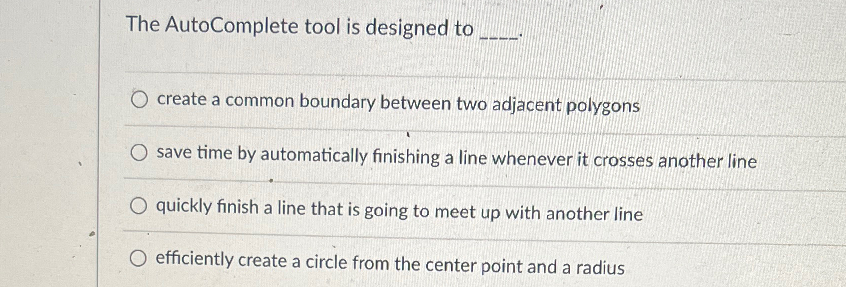 Solved The AutoComplete tool is designed tocreate a common | Chegg.com