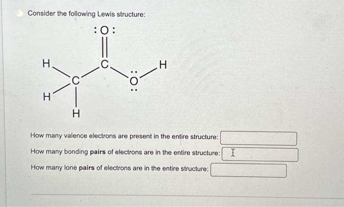 Solved Consider the following Lewis structure: :O: H H C H C | Chegg.com