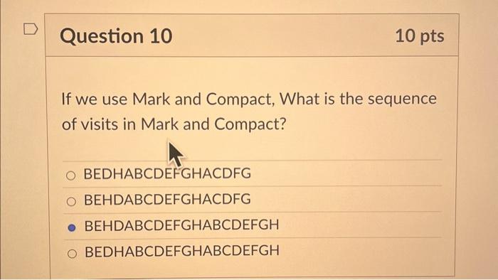 Solved Consider the heap state as shown below before garbage | Chegg.com