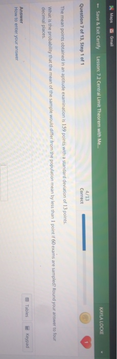 Solved Maps Gmail - Save & Exit Certify Lesson: 2:2 Central | Chegg.com