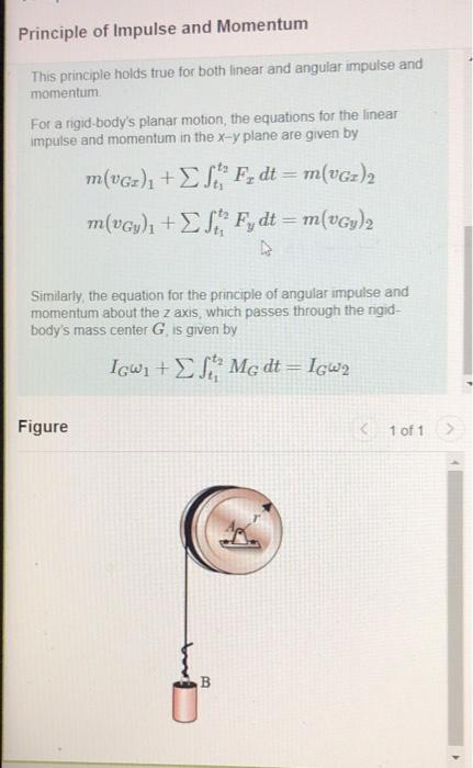 Solved This principle holds true for both linear and angular | Chegg.com