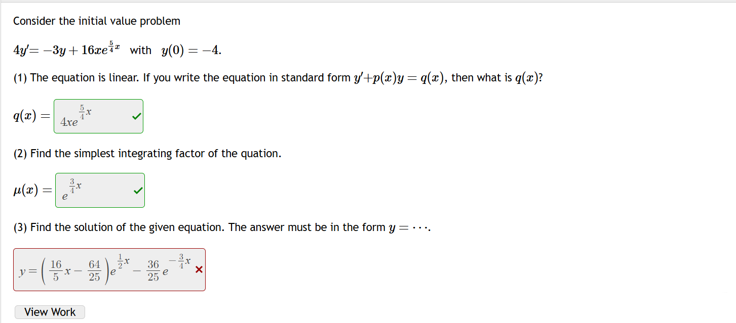 Solved Consider the initial value problem | Chegg.com