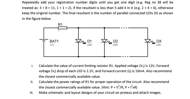 Solved Repeatedly add your registration number digits until | Chegg.com