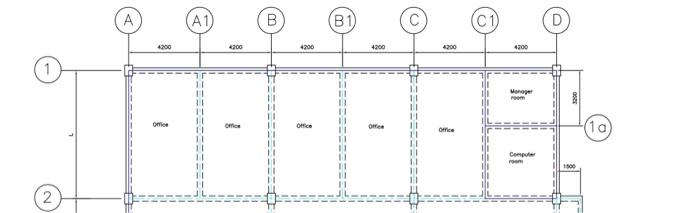 A sketch plan for beams and slabs layout of a small | Chegg.com