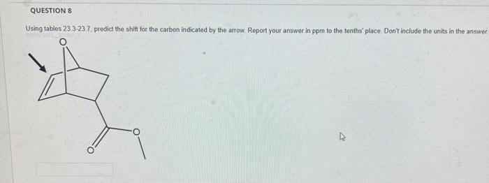 Solved Using tables 23:3-23.7. predict the shift for the | Chegg.com