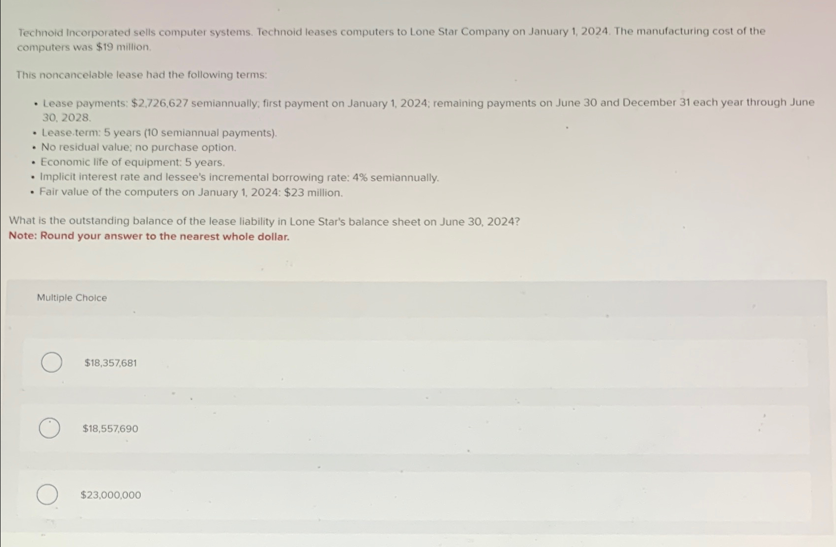 Solved Technoid Incorporated sells computer systems. | Chegg.com