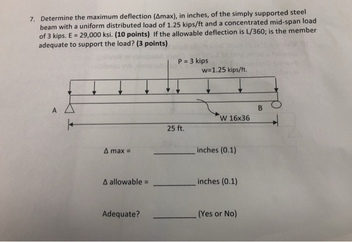 Allowable Deflection Of Steel Beams - The Best Picture Of Beam
