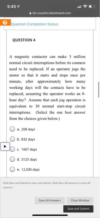 Solved 5:457 bb-csuohio.blackboard.com Question Completion | Chegg.com