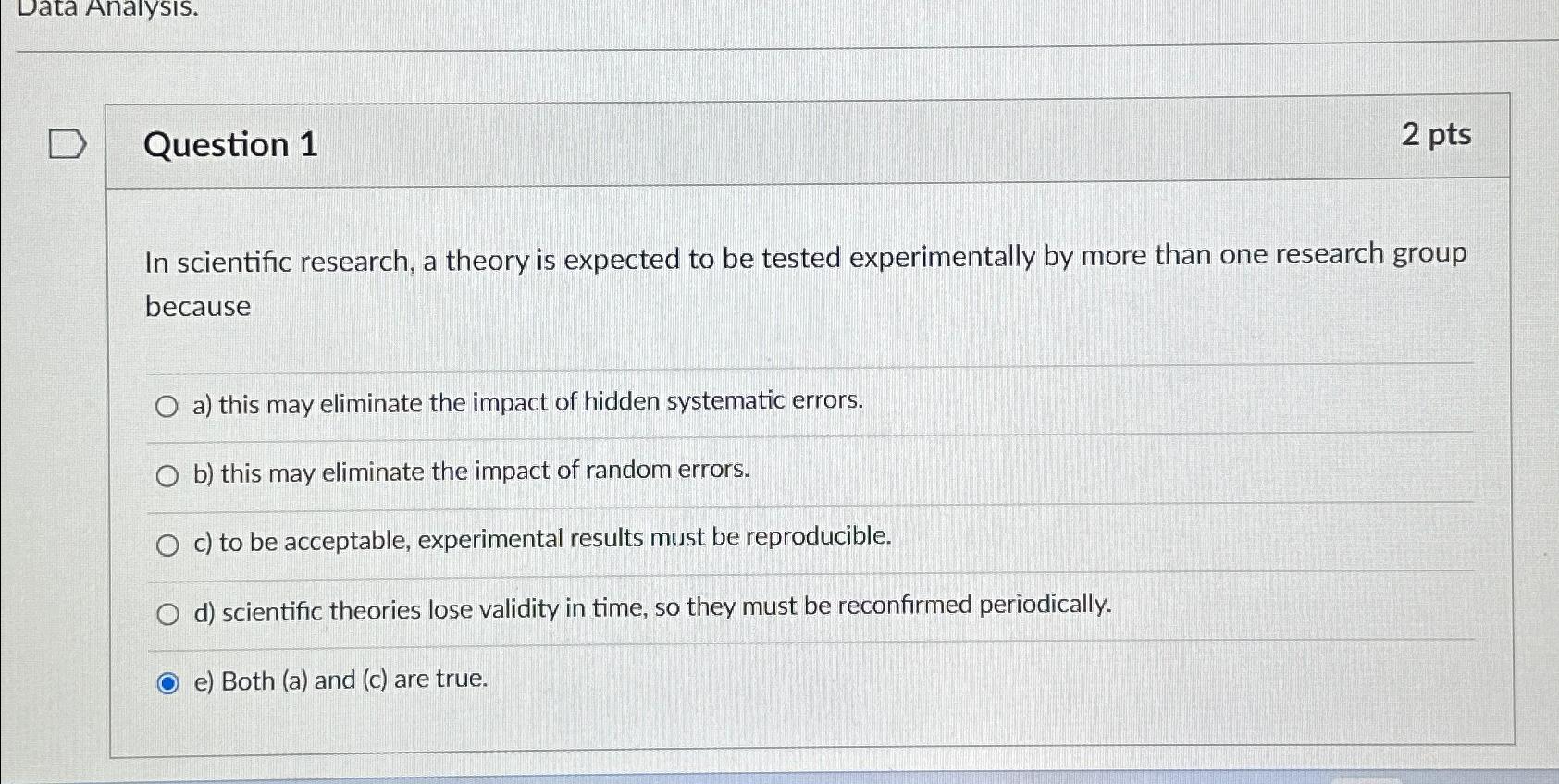 Solved Question 12 ﻿ptsIn scientific research, a theory is | Chegg.com