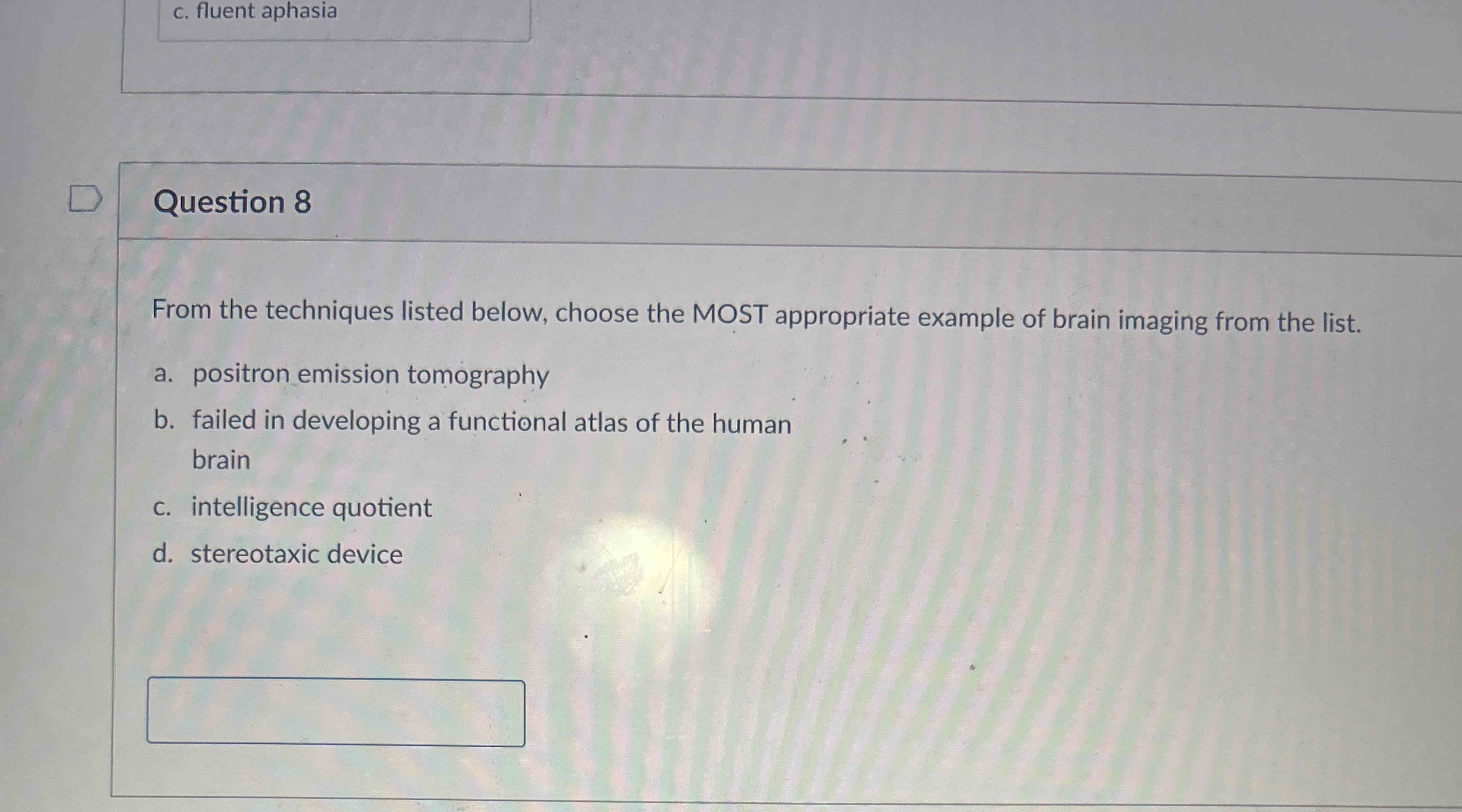 Solved From the techniques listed below, choose the MOST | Chegg.com
