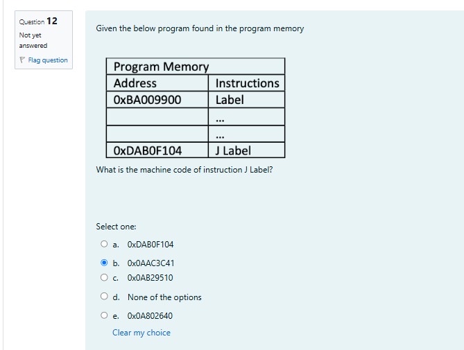 Solved Question 12Not yet answeredFlag questionGiven the | Chegg.com