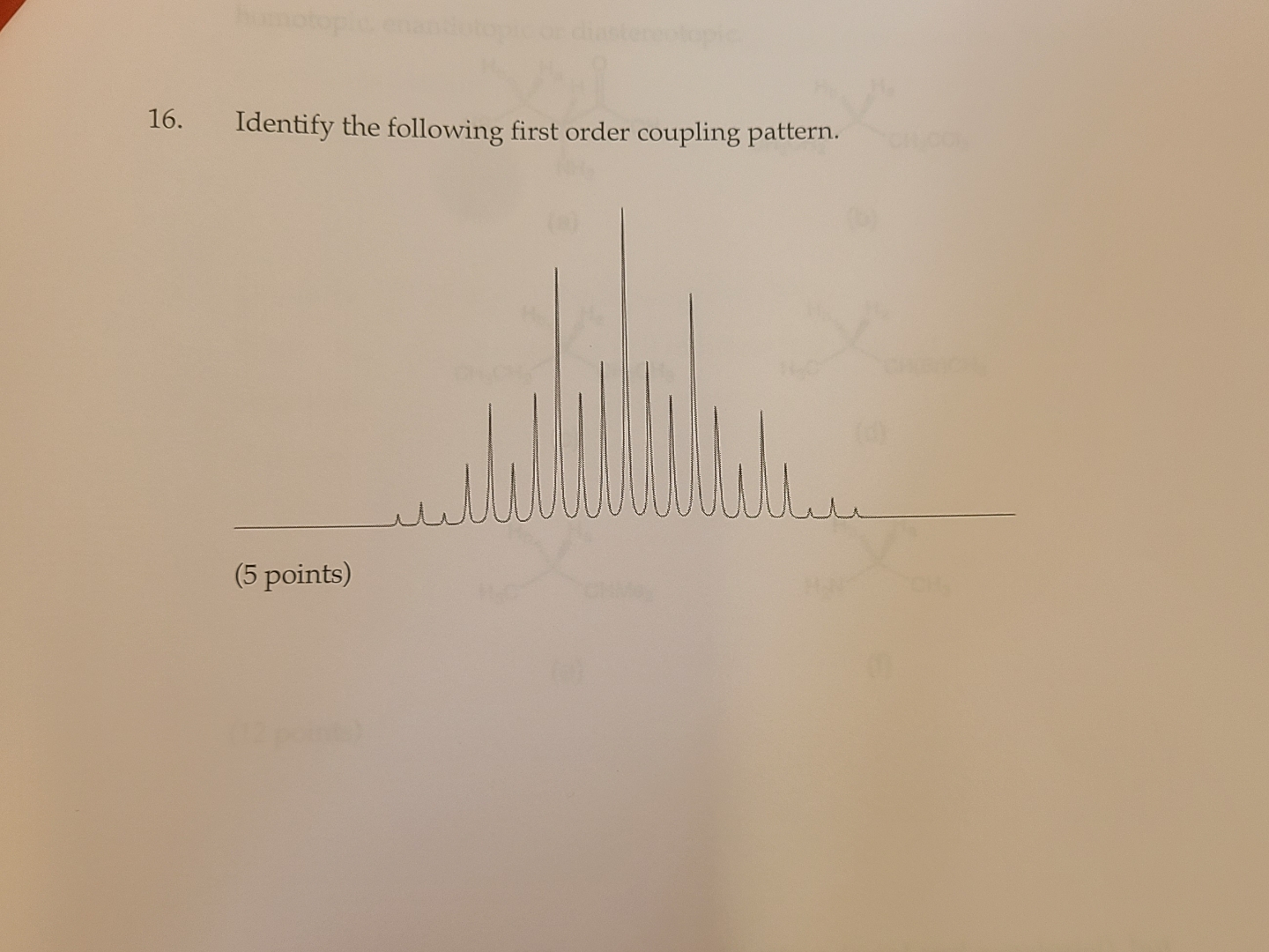 Solved Identify the following first order coupling | Chegg.com