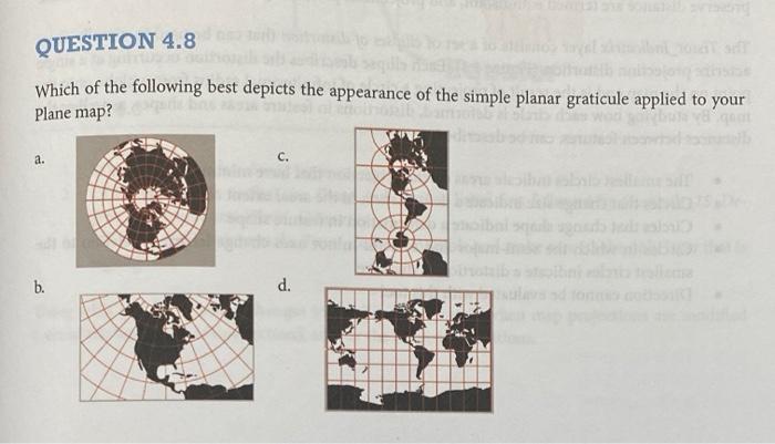 Solved QUESTION 4.7 Which of the following best depicts the | Chegg.com