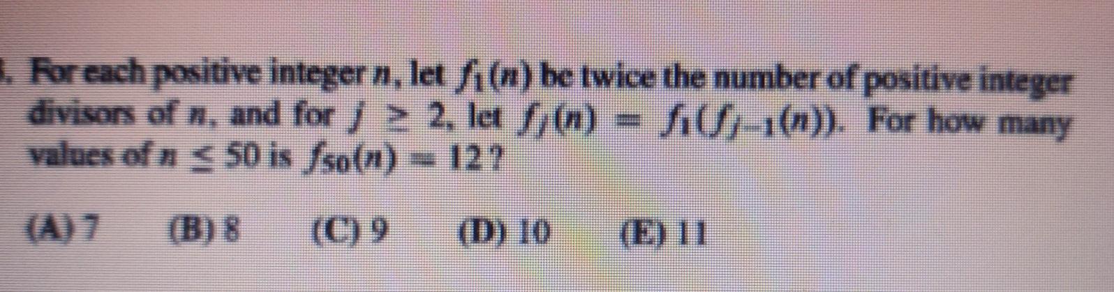 Solved 1. For each positive integer n, let ſı(n) be twice | Chegg.com