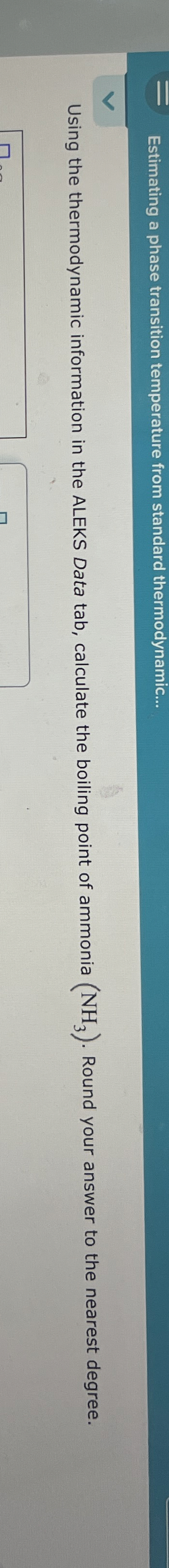 Solved Estimating a phase transition temperature from | Chegg.com