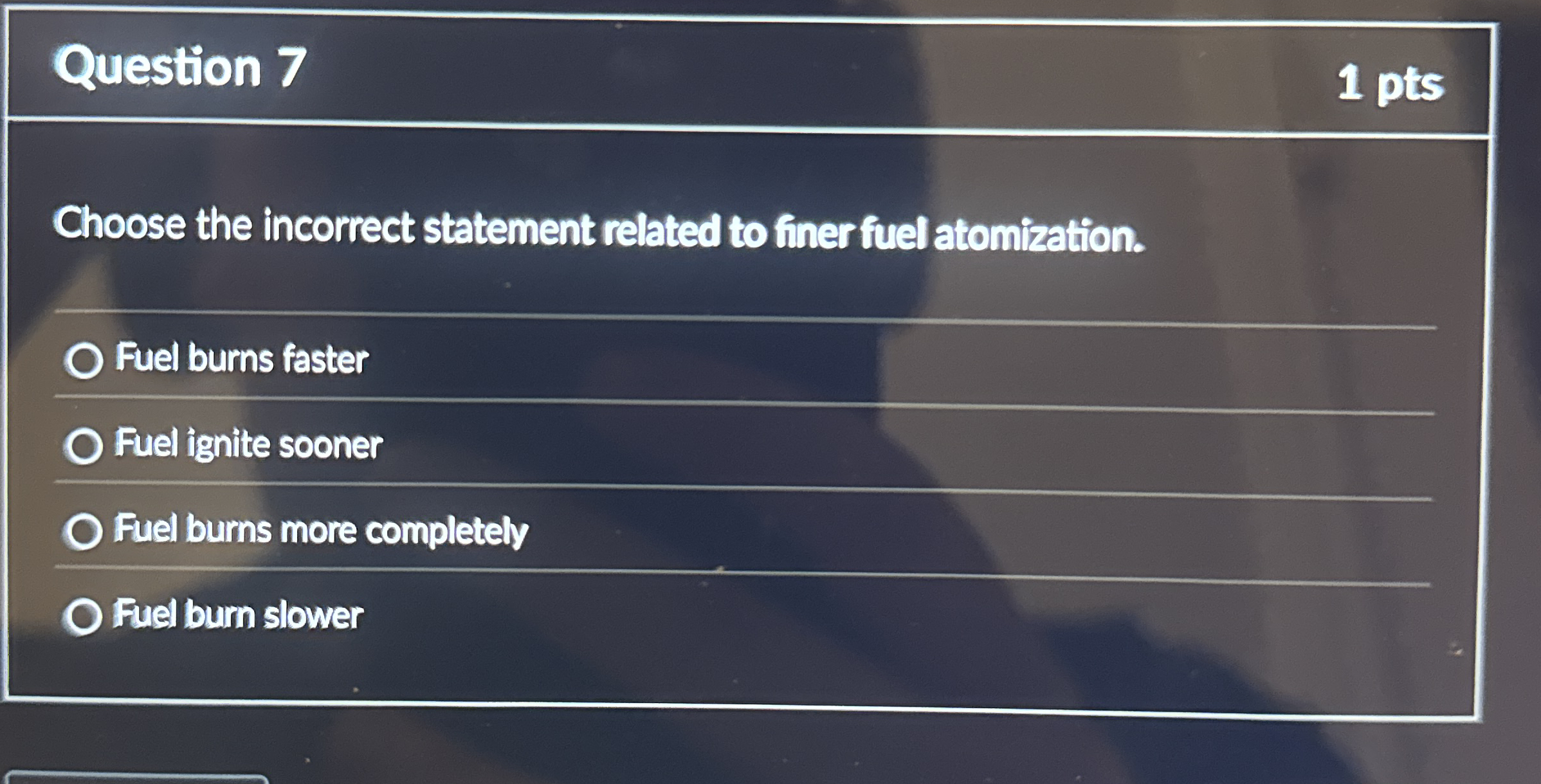 Solved Question 71 ﻿ptsChoose the incorrect statement | Chegg.com