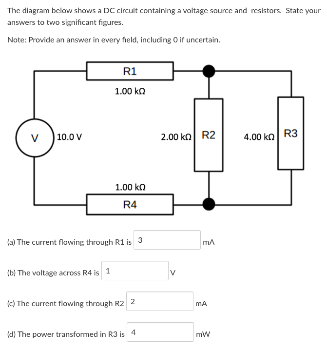 Solved The diagram below shows a DC circuit containing a | Chegg.com