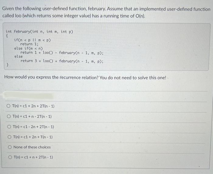 Solved Arrange the following functions in ascending order of | Chegg.com