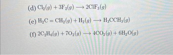 Solved using the bond energy's table, determine the | Chegg.com