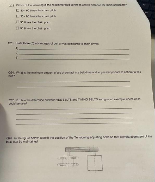Solved Q22. Which of the following is the recommended centre | Chegg.com