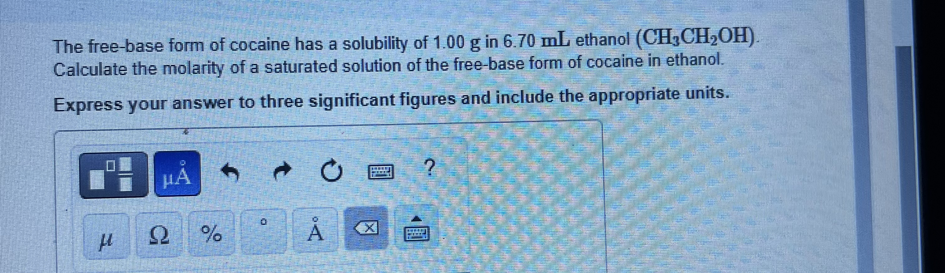 Solved The "free-base" form of cocaine (The free-base form | Chegg.com