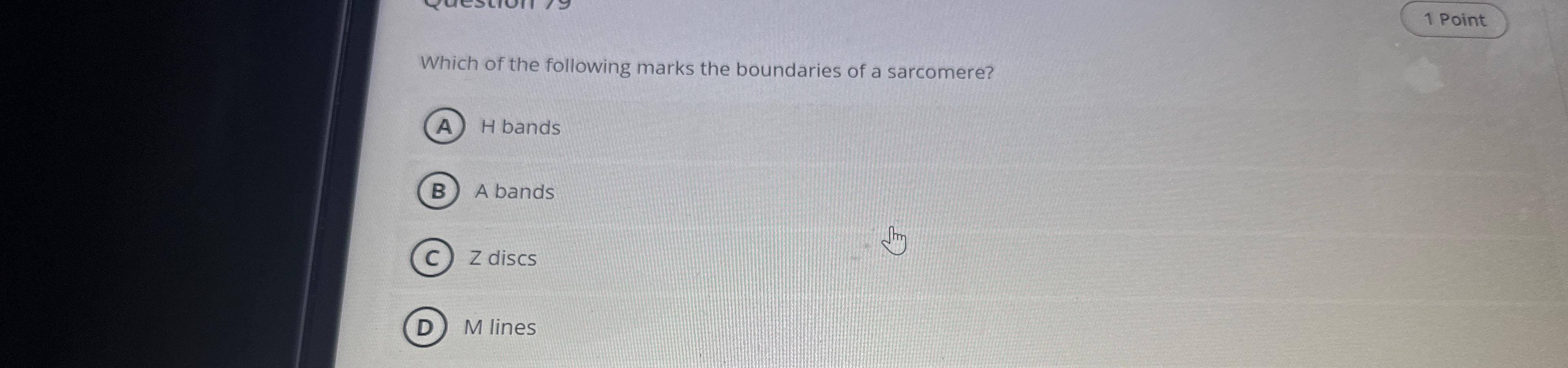 Solved 1 ﻿PointWhich of the following marks the boundaries | Chegg.com
