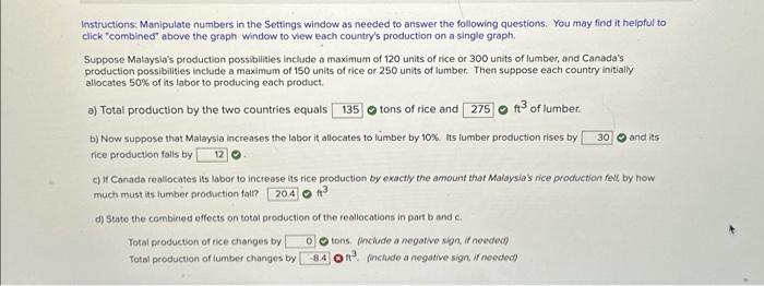 Solved Instructions: Manipulate numbers in the Settings | Chegg.com
