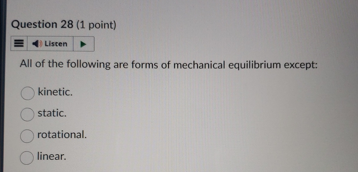 Solved Question 28 (1 ﻿point)All of the following are forms | Chegg.com