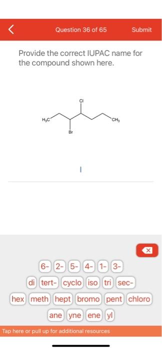 Solved Provide the correct systematic name for the compound | Chegg.com
