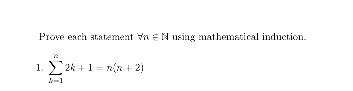 Solved Prove each statement AAninN using mathematical | Chegg.com