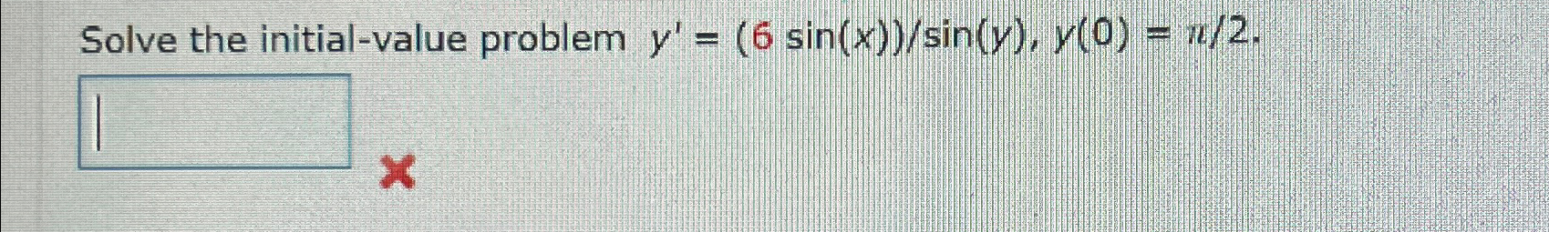 Solved Solve the initial-value problem | Chegg.com