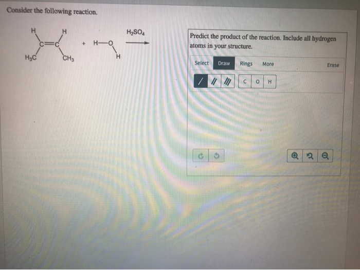 Solved Consider the following reaction. H2SO4 HH =c + HO | Chegg.com