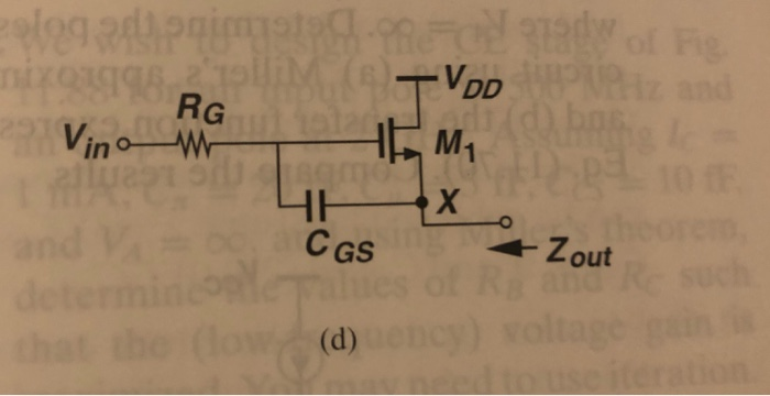 Solved 11.28. Explain how the source follower shown in Fig. | Chegg.com