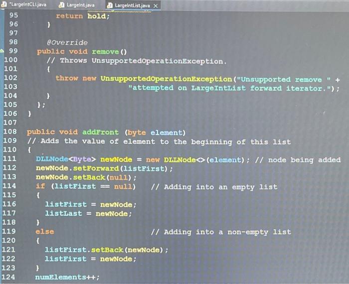 Solved Java Data Structure For lab6 problem #2, you | Chegg.com